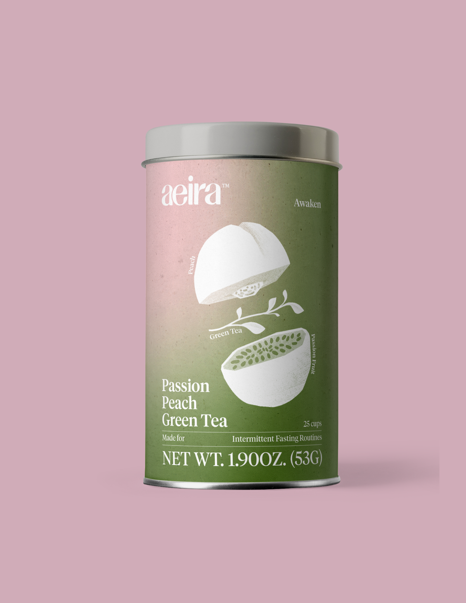 Passion Peach Green Tea - aeira